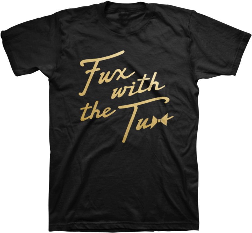Fux With The Tux Gold Foil Tee - Discord Hypesquad Shirt - Free ...