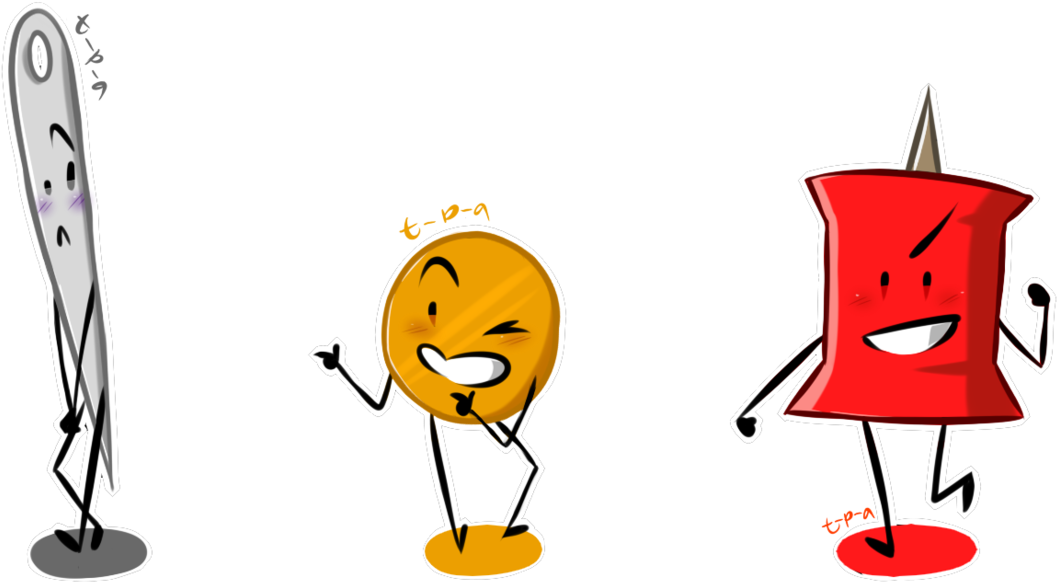 Woah Its The Trio They're One Of My Faves So Yes I - Bfdi Needle X ...