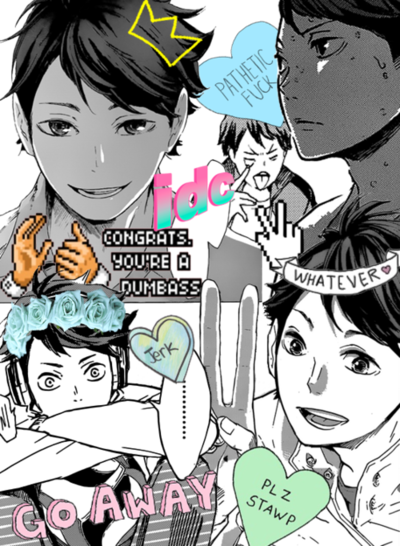 Download Anime, Collage, And Haikyuu Image - Oikawa Tooru Collage PNG ...