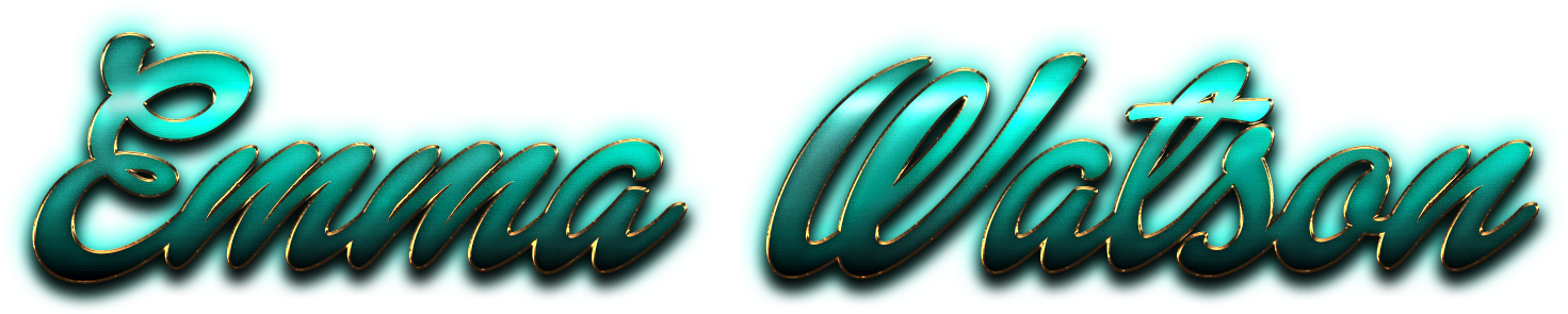 Download Emma Watson Beautiful Letter Png Name - Emma Watson Name Png ...