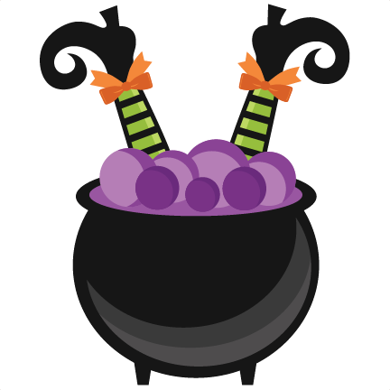 Download Purple Clipart Halloween - Witch In Cauldron Clipart PNG Image ...