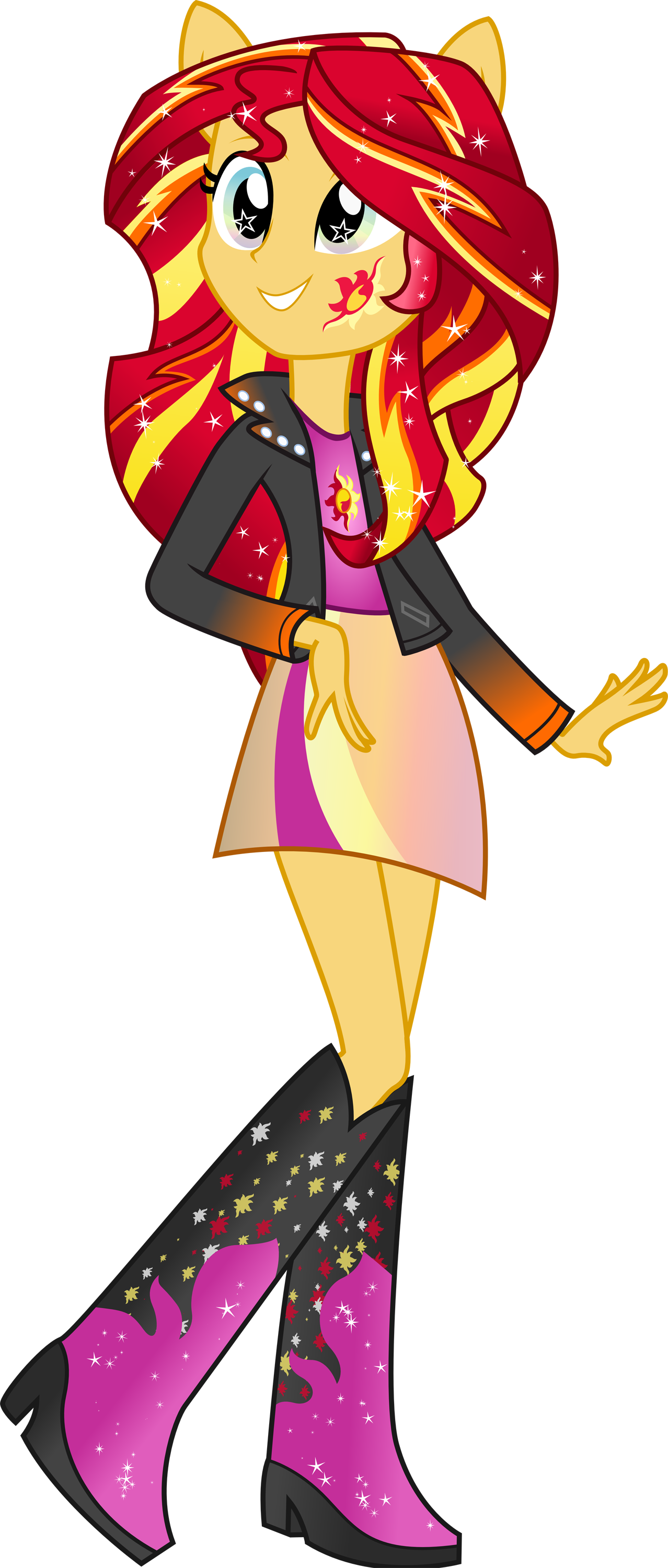 Download Image - Mlp Eg Rainbow Rocks Sunset Shimmer PNG Image with No ...