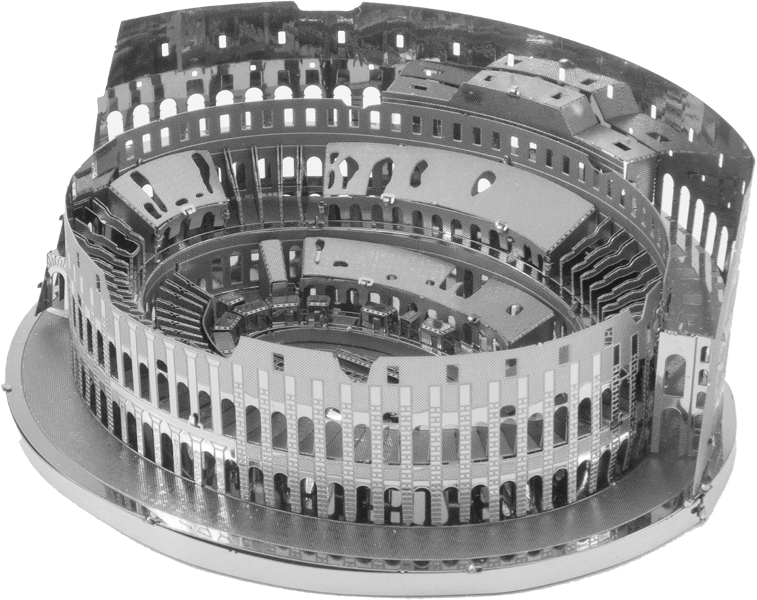 Download Picture Of Roman Colosseum Ruins - Metal Earth Colosseum PNG ...