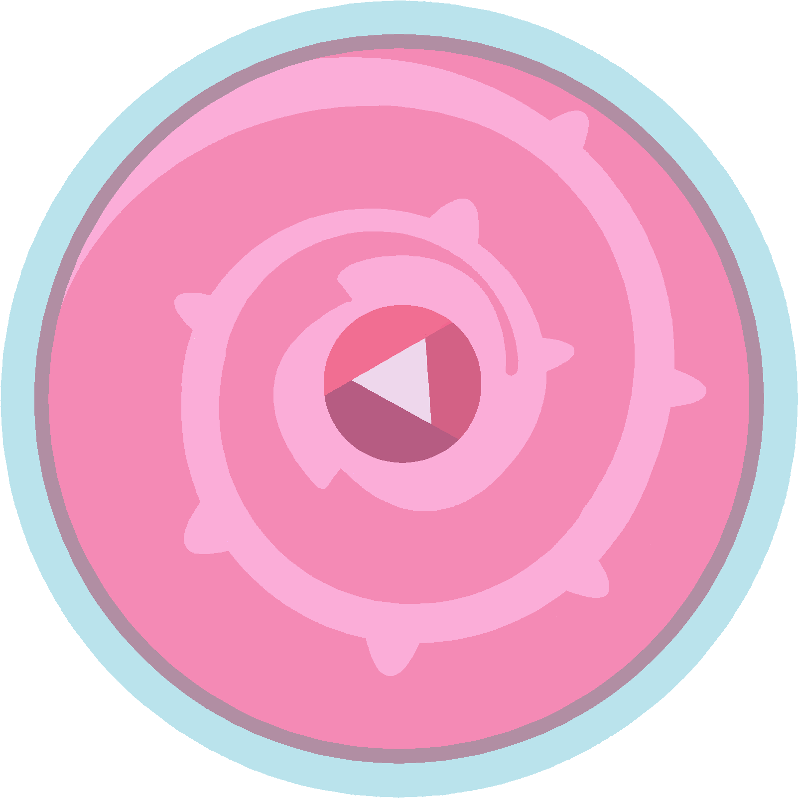 Steven's Shield Png - Steven Universe Rose Shield - Free Transparent ...