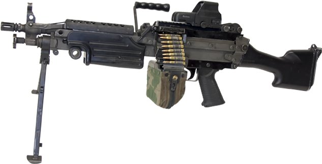 Download Saw M249 Fully Automatic - F89 Minimi Light Support Weapon PNG Image with No Background ...