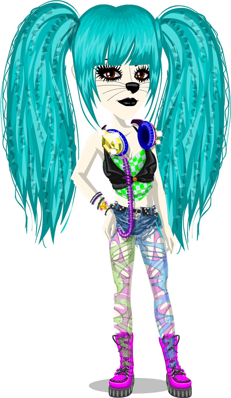 Download Msp Cute Anime ) - Moviestarplanet Anime PNG Image with No ...