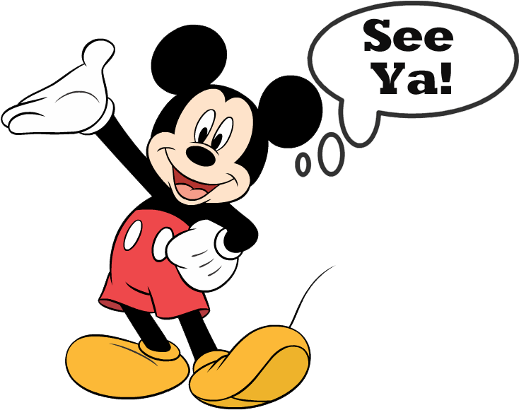 Download Mickey Mouse Waving Png - Big Book Of Disney Songs - French ...