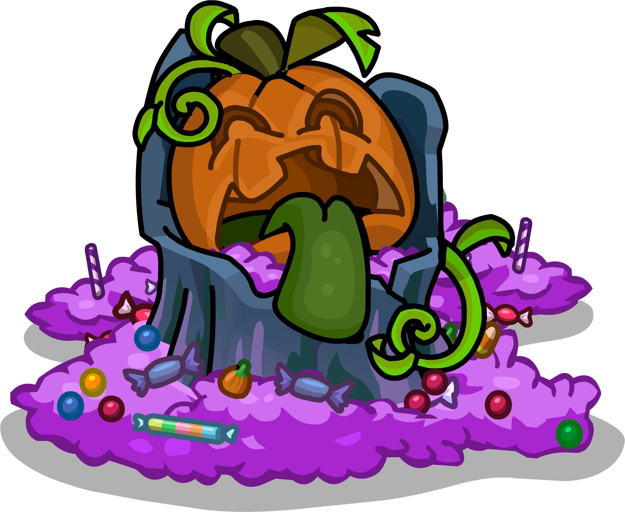 Download Trick Or Treat Pumpkin Sprite 001 Inactive - Cartoon PNG Image ...