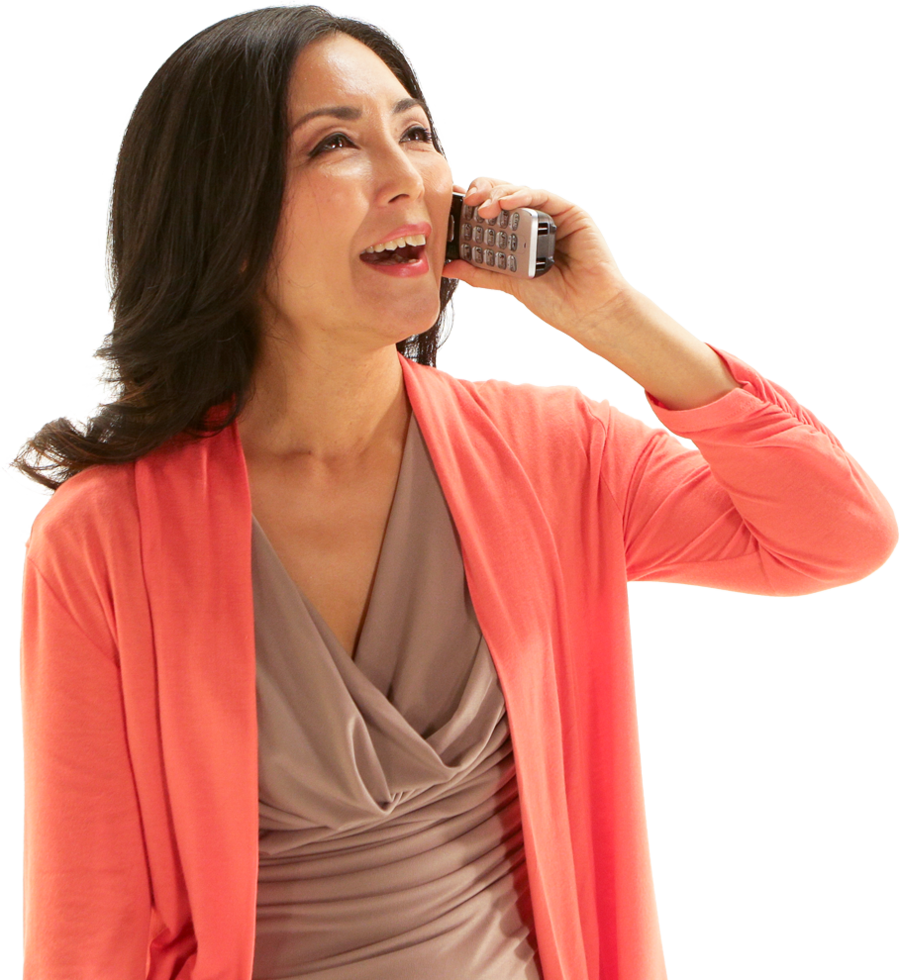 Download Lady Calling Png Clipart Telephone Call Home - Lady On Phone ...