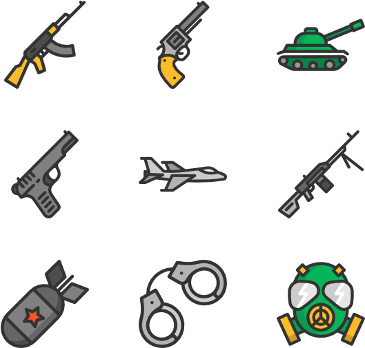 Download Weapons - Weapons Icons PNG Image with No Background - PNGkey.com