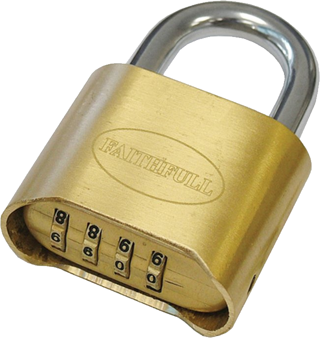 Free Png Padlock Png Images Transparent - Faithfull Brass Combination ...