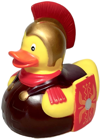 Download Roman Gladiator Rubber Duck By Yarto - Rubber Duck PNG Image ...