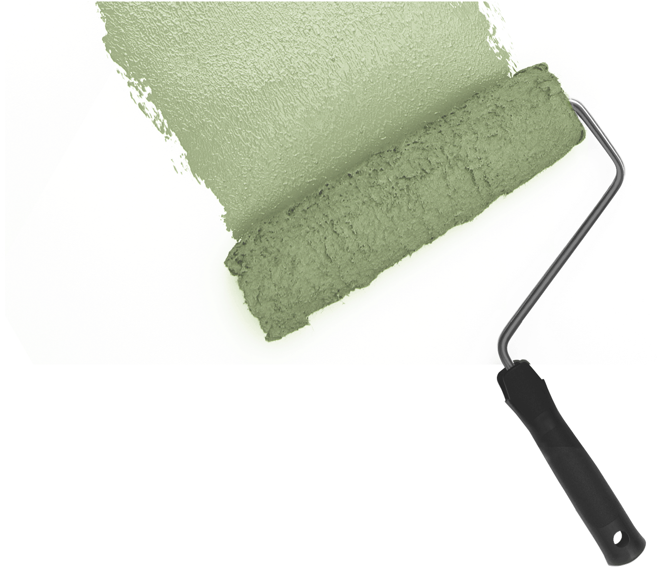 Download Blue Color Swatch Paint Roller, Green Paint - Paint PNG Image ...