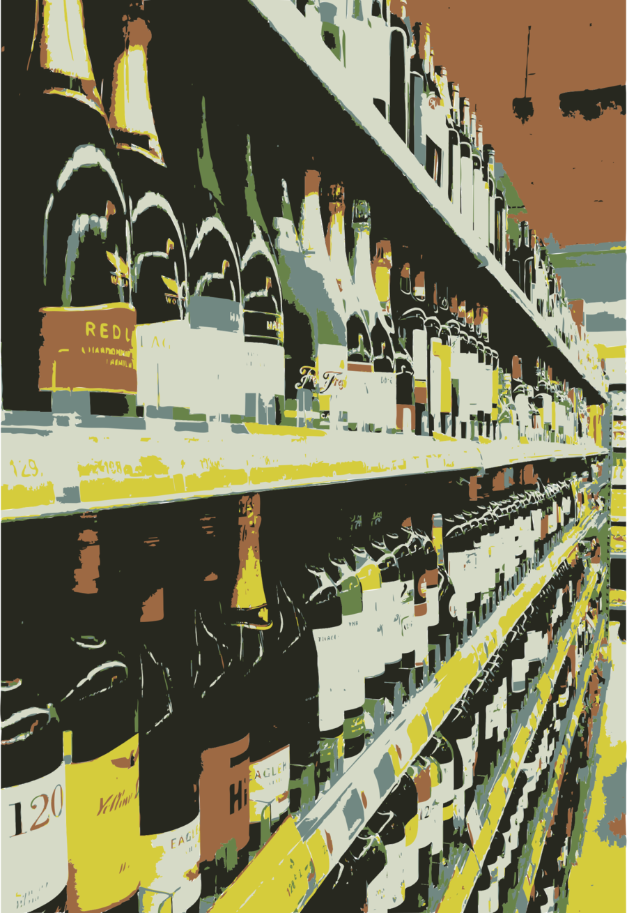 Download Wine Selection On Shelf - Wine Selection PNG Image with No ...