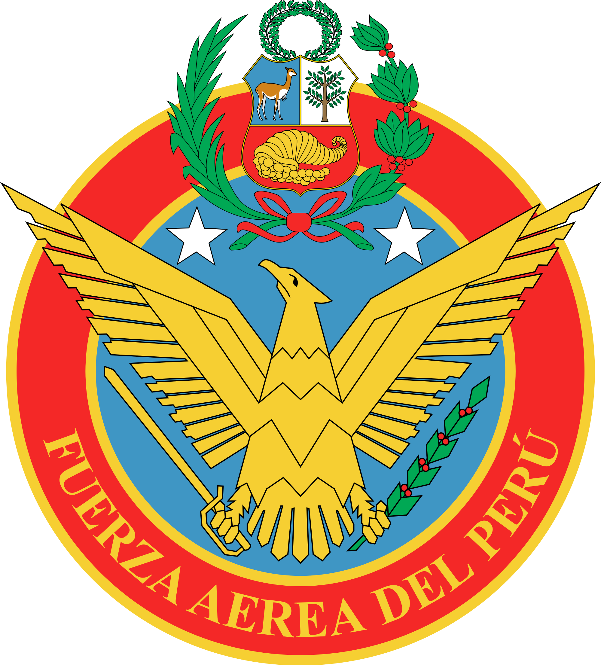 Download Emblem Of The Peruvian Air Force - Peruvian Air Force Logo PNG ...