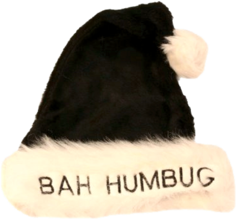 Download Bah Humbug Santa Hat PNG Image with No Background - PNGkey.com
