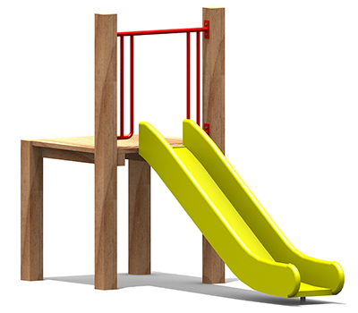Slide 3 Straight Slide 1m - Playground Slide - Free Transparent PNG ...