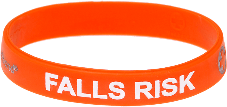 Download Falls Risk Medical Id Bracelet - Fall Risk Wristband Png PNG ...