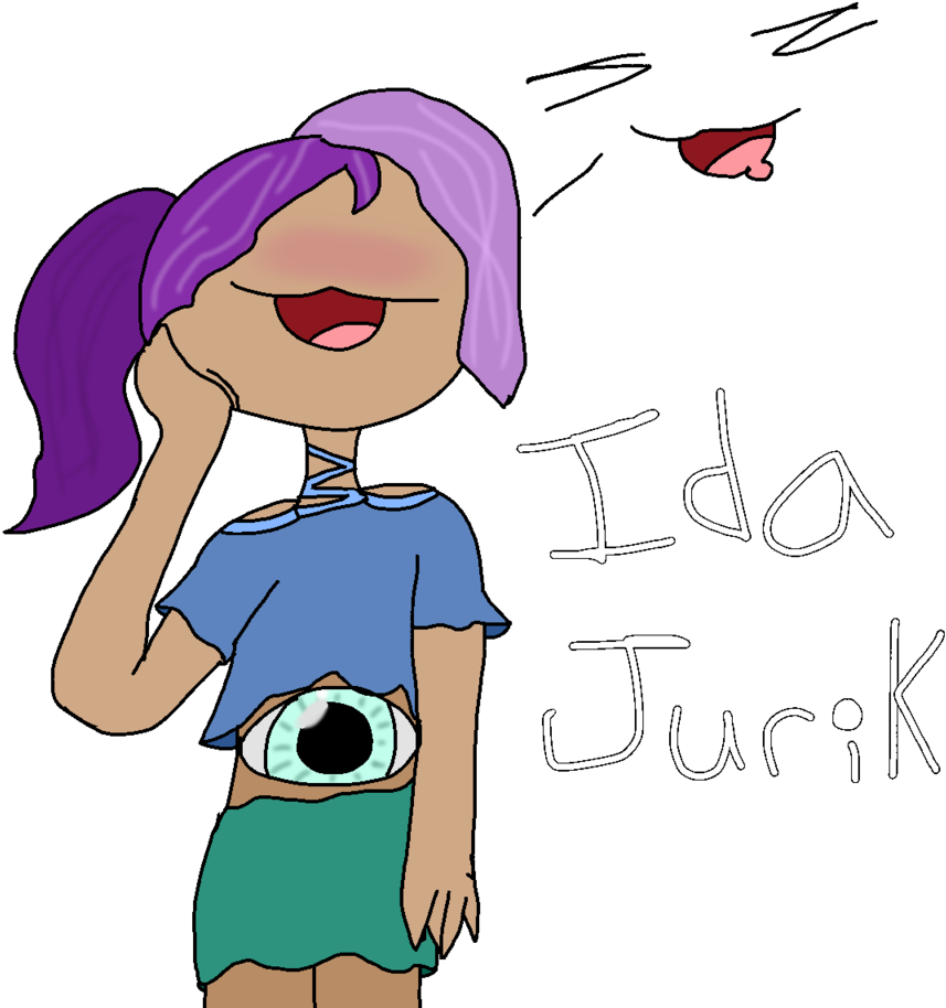 Download Ida Jurik- Inkling For Halloween - Cartoon PNG Image with No ...