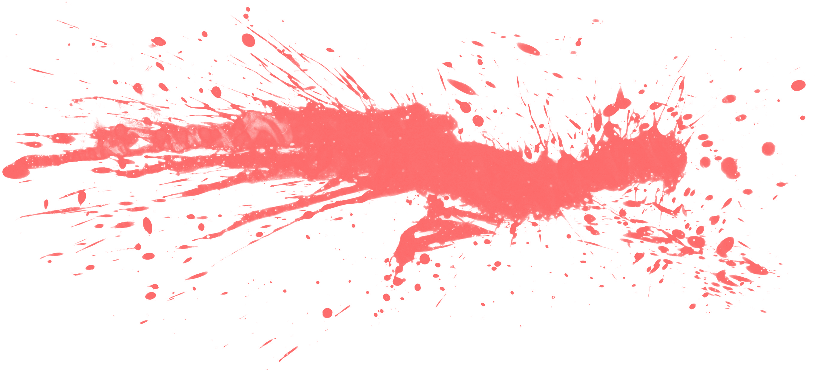 Blood On A Transparent Background - Splatter Long - Free Transparent ...