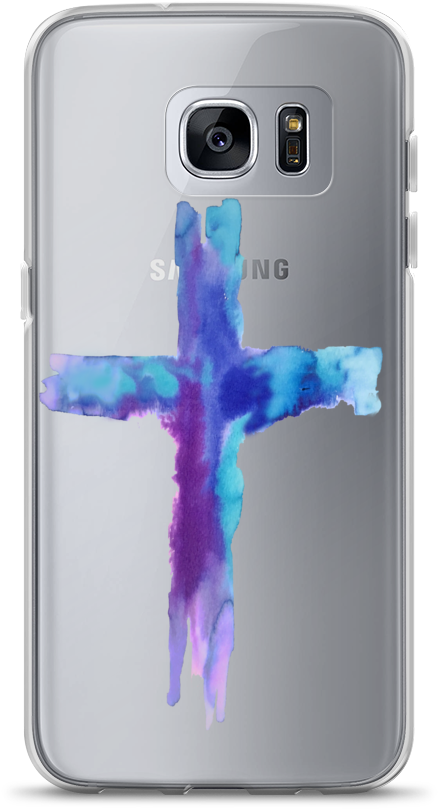 Watercolor Cross Samsung Case - Samsung Galaxy - Free Transparent PNG ...