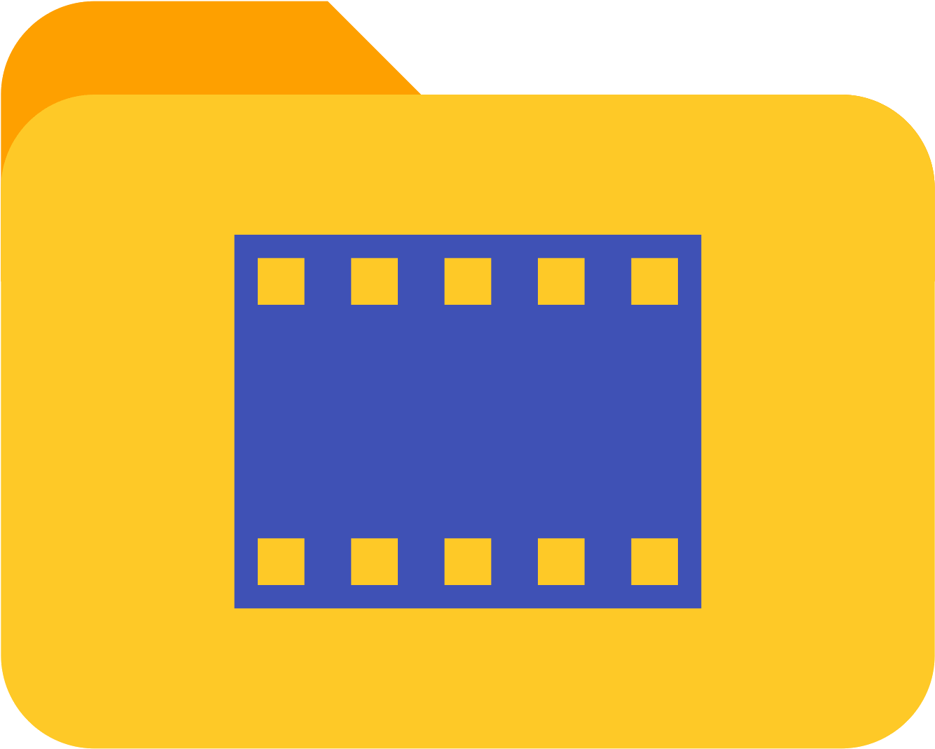 Folder Filmy Icon - Movies Logo Folder Icon - Free Transparent PNG ...