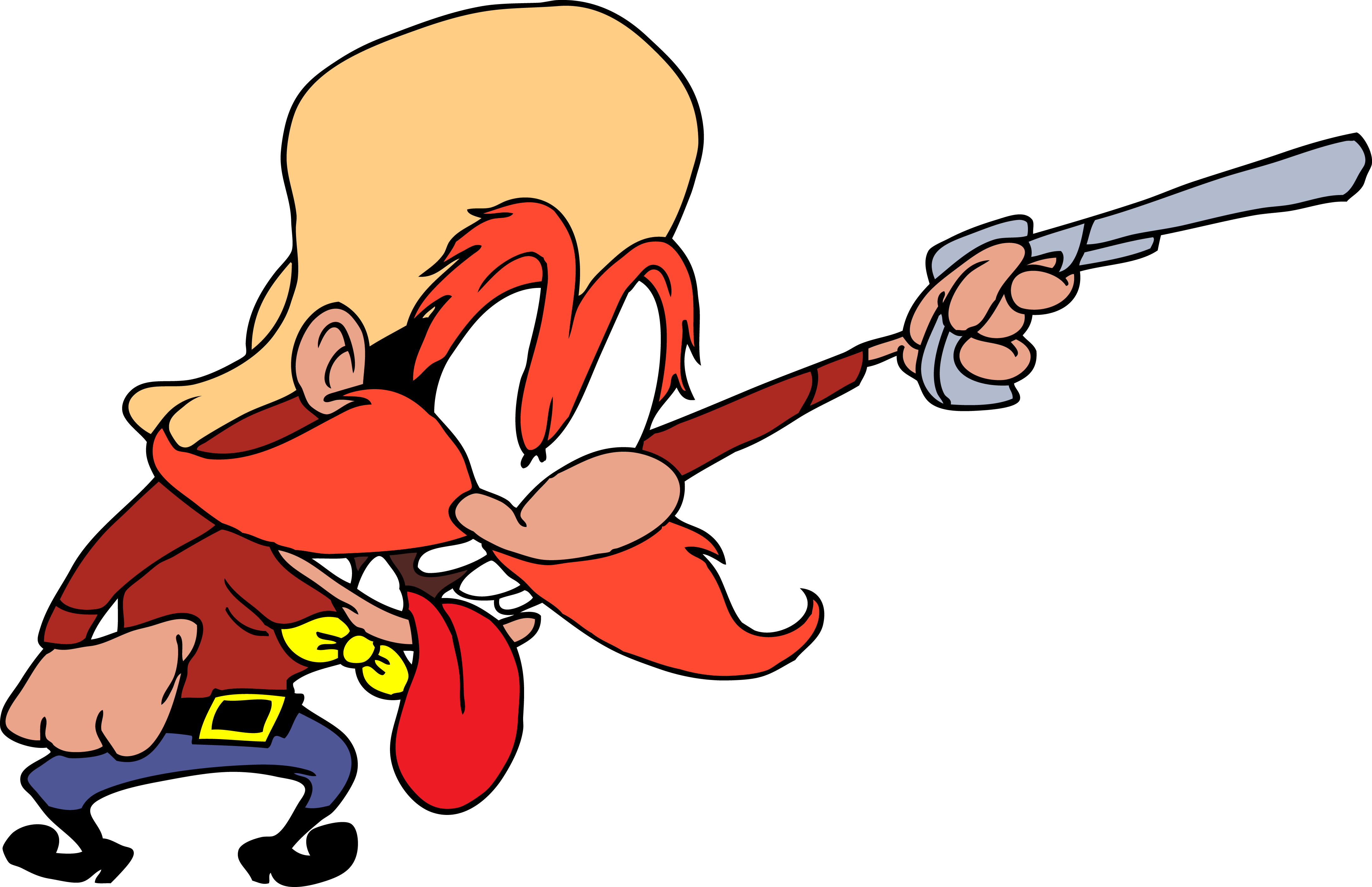 Download Drawn Gun Yosemite Sam - Looney Tunes Yosemite Sam Png PNG ...