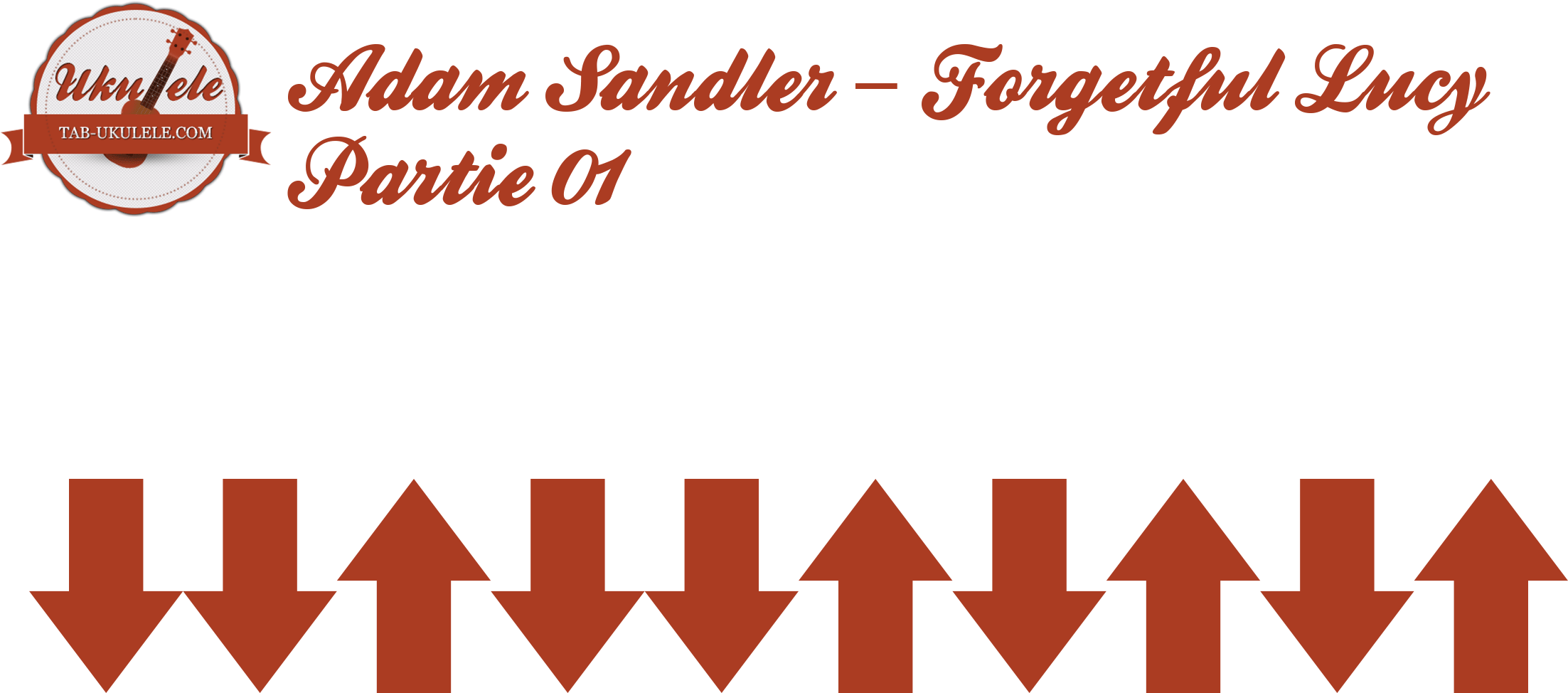 Download Strum Adam Sandler Forgetful Lucy Partie 01web - Ukulele ...