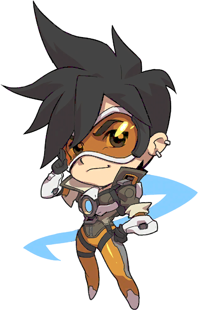 Clip Black And White Stock Image Tracer Cute Png Wiki - Overwatch ...
