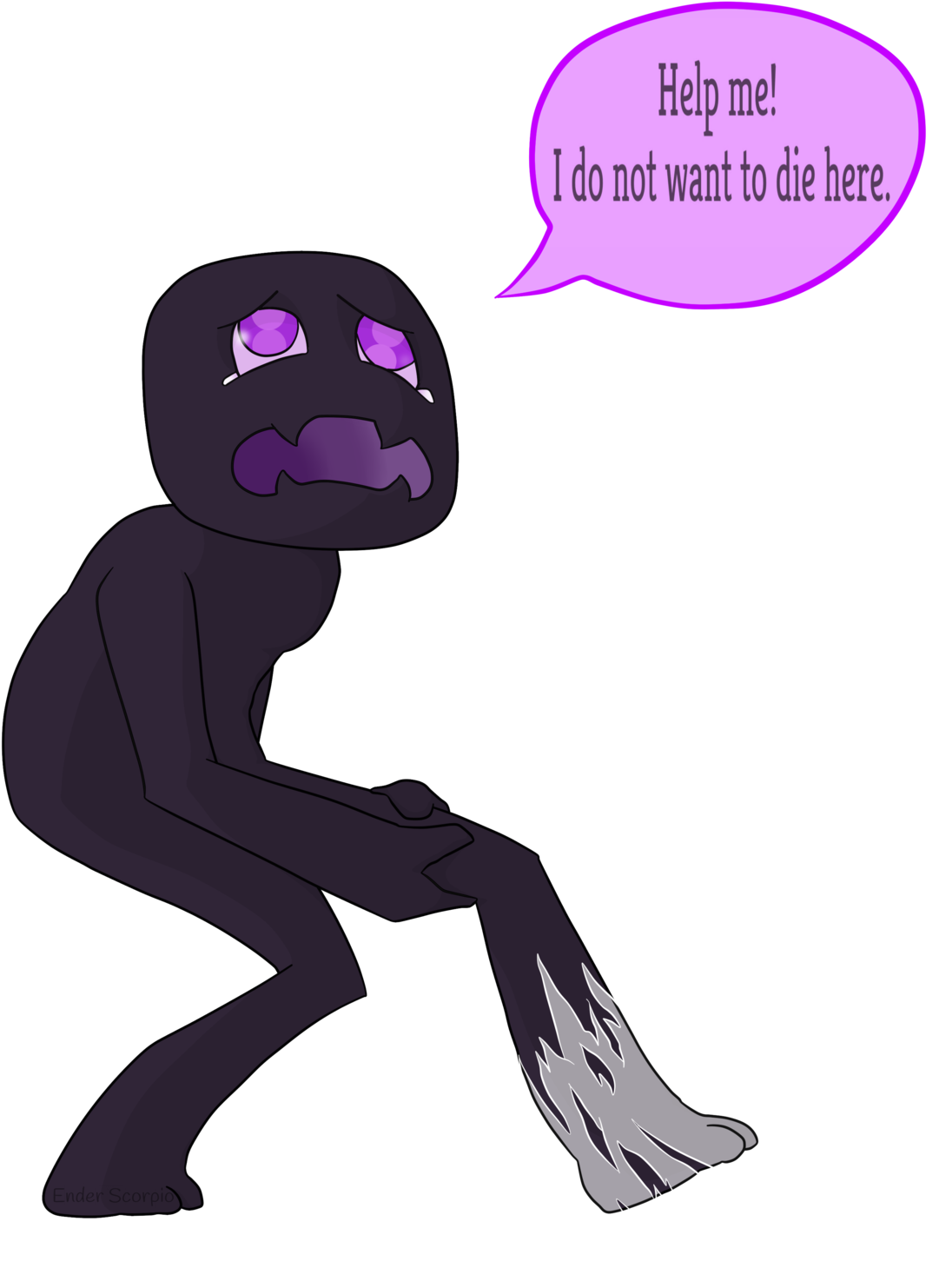 Download Enderman Drawing Demon - Enderman Png PNG Image with No ...