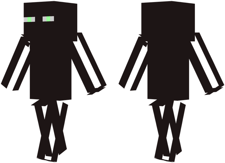 Download Enderman - Minecraft PNG Image with No Background - PNGkey.com