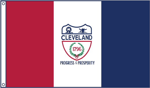 Download Cleveland City Flag - Cleveland Ohio Flag PNG Image with No ...