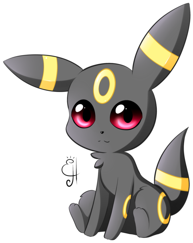 Umbreon Drawing Cute - Chibi Umbreon - Free Transparent PNG Download ...
