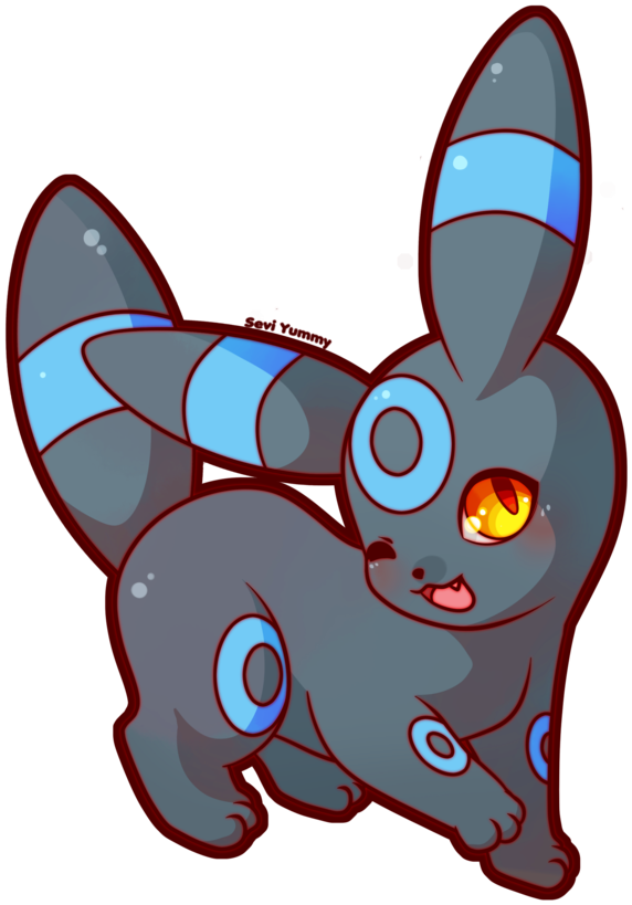 Chibi Shiny Umbreon By Seviyummy On Deviantart Clip - Umbreon Shiny ...