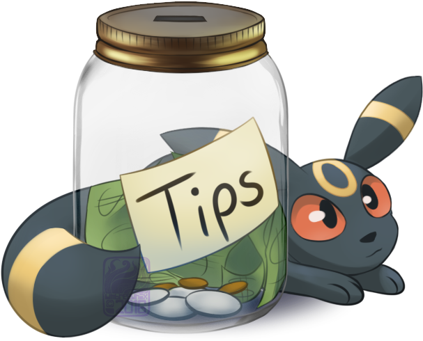 Umbreon Tip Jar - Tip Jar - Free Transparent PNG Download - PNGkey