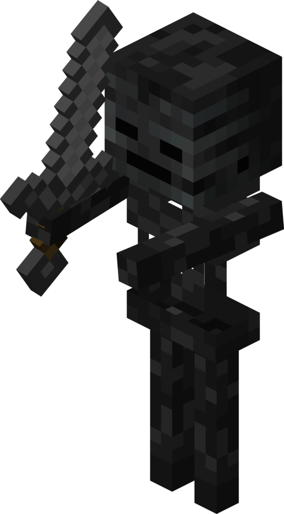 Download Wither Skeleton - Mobs De Minecraft Png PNG Image with No ...