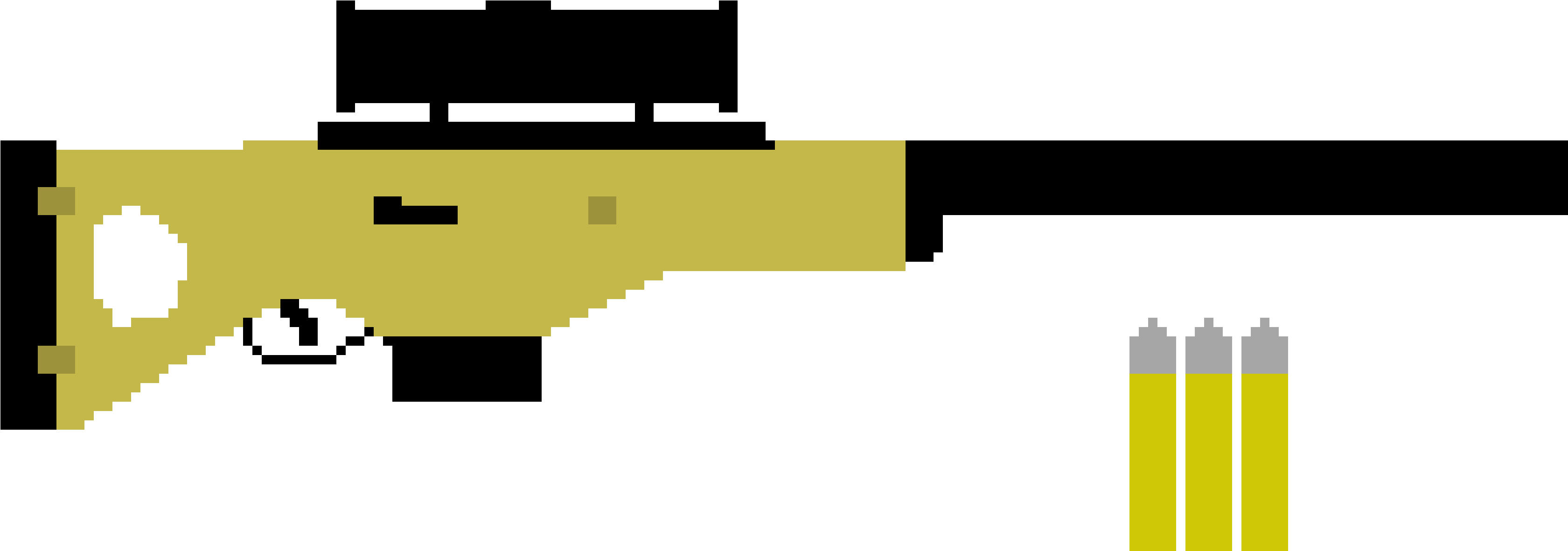 Bolt Sniper/ Fortnite - Pixel Art Fortnite Minecraft - Free Transparent PNG Download - PNGkey