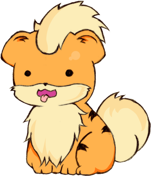Download Growlithe Drawing Cute Jpg Freeuse Library - Growlithe Cute ...
