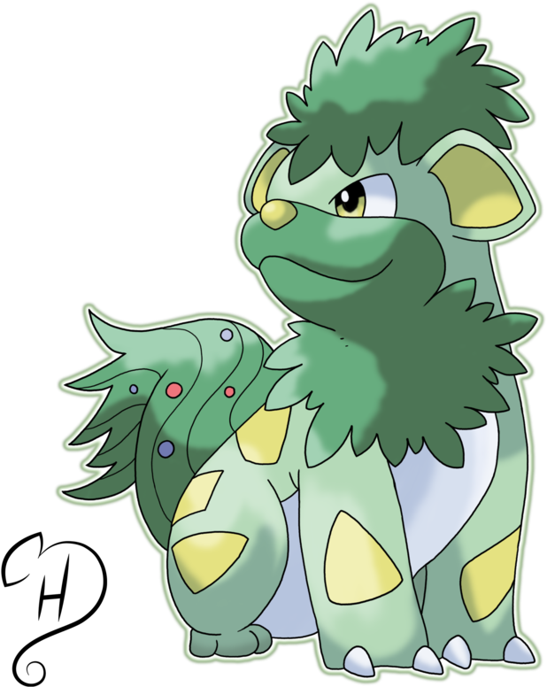 Download Namerian Growlithe By Cdhernly - Grass Type Growlithe PNG ...