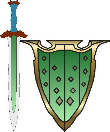 Download Fae Champion Sword & Sheild - Shield PNG Image with No ...