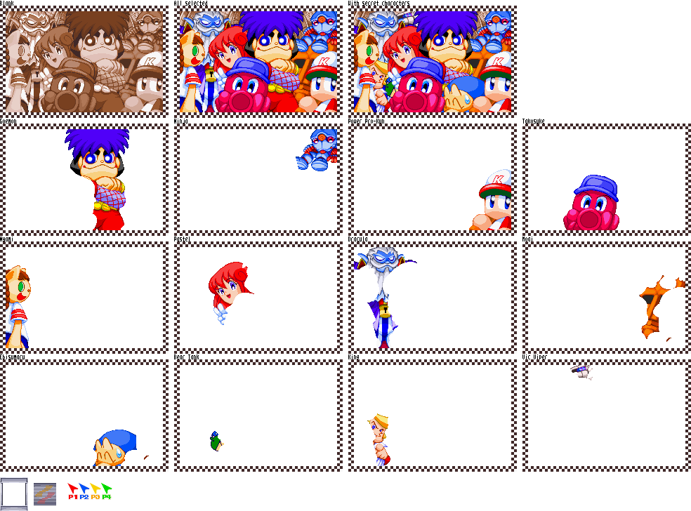 Download Click For Full Sized Image Character Select - Konami Krazy ...