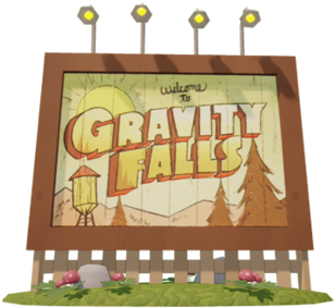 Gravity Falls Poster - Welcome To Gravity Falls Sign - Free Transparent PNG Download - PNGkey