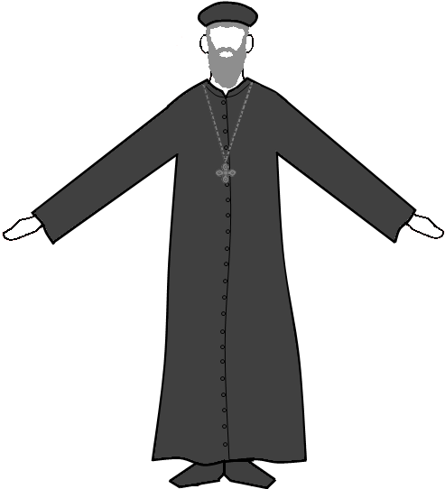 Download Coptic Orthodox Priest - Coptic Orthodox Priest Clothing PNG ...