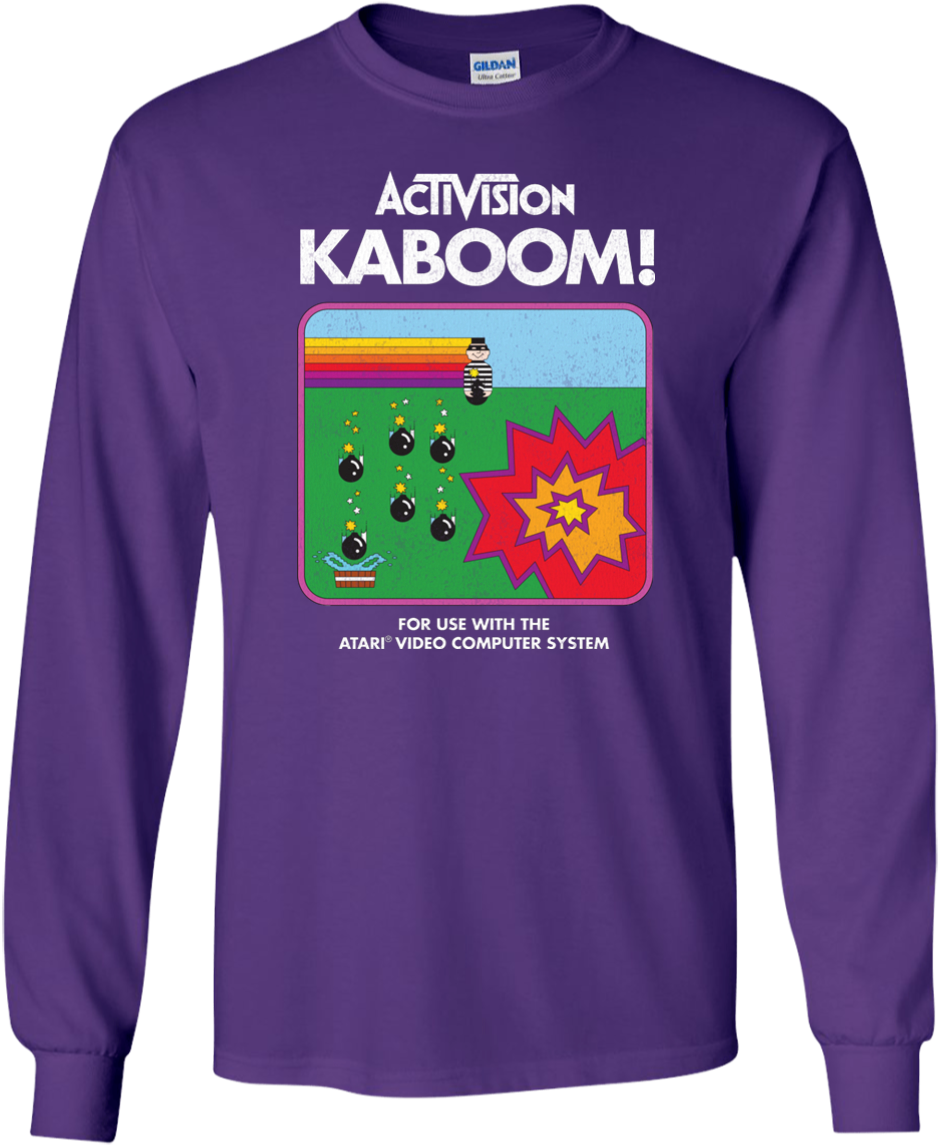 Download Activision Kaboom Atari 2600 Retro Game Cartridge Long ...