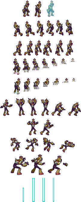 Download The Megaman Sprite Rip Archive - Illustration PNG Image with ...