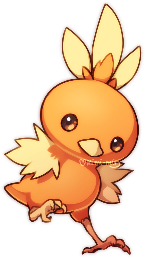 Torchic ” - Drawing Of Pokemon - Free Transparent PNG Download - PNGkey