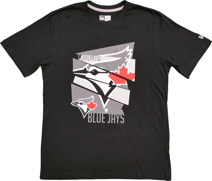 Toronto Blue Jays New Era Broken Logo Black Tee - Mindofrez Merch Relax ...