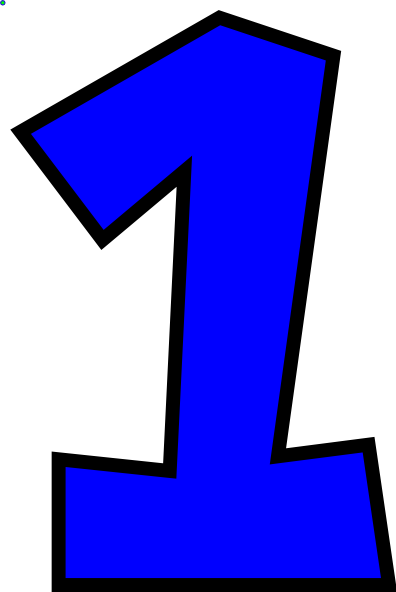 Download Number One Svg Clip Arts 396 X 592 Px PNG Image with No ...