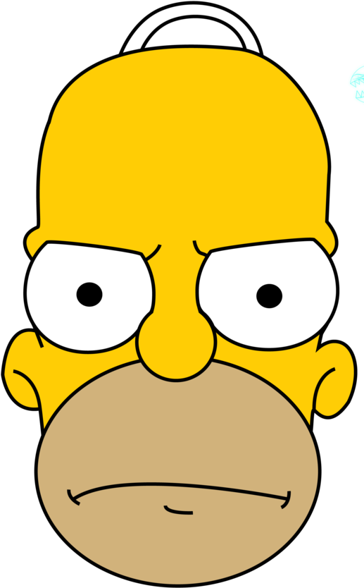 Download Homer Simpson Face Render Png By 8scorpion-d6mtcmo - Face ...