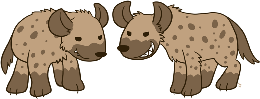 Download Goofy Spotted Hyenas By Raizy On Deviantart - Spotted Hyena ...